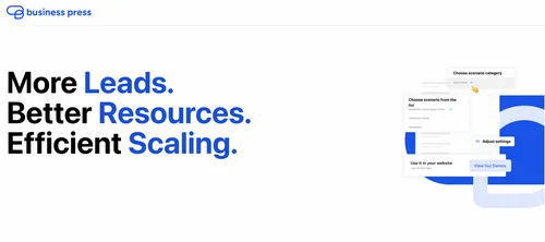 BusinessPress - Better way to build a website